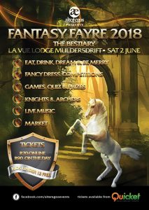 Fantasy Fayre 2018 poster & flyer design – ::pixelmagic::