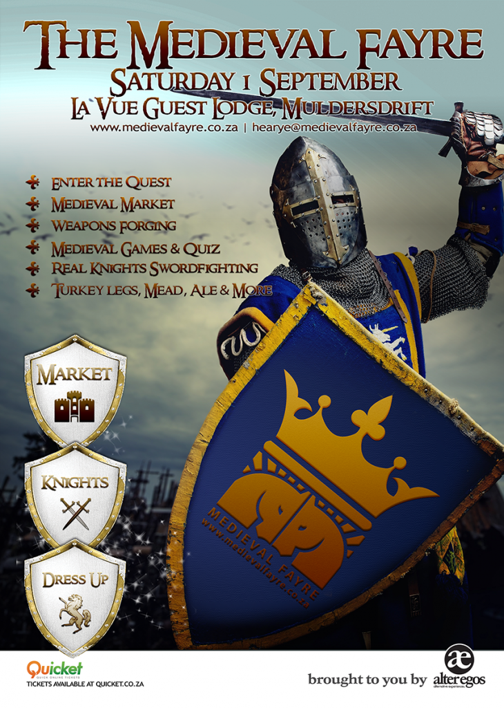 Medieval Fayre 2018 poster & flyer design – ::pixelmagic::