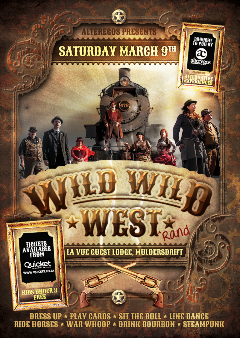 Wild Wild West 2019 poster & flyer design – ::pixelmagic::