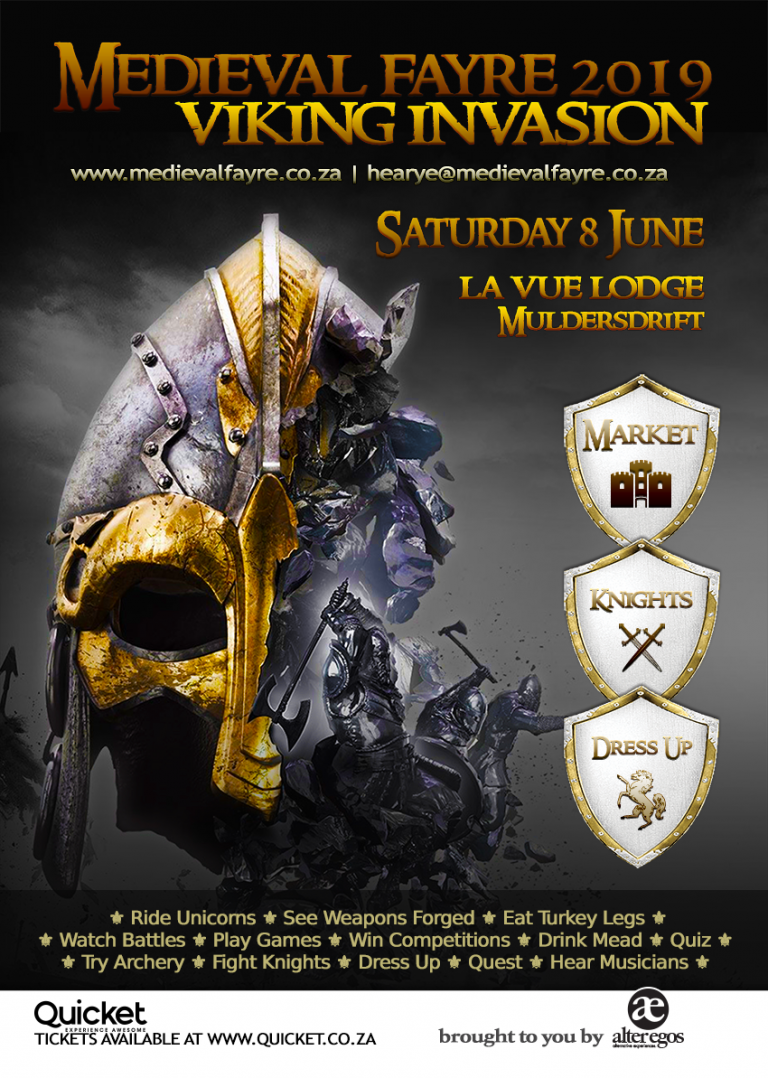 Medieval Fayre 2019 poster & flyer design – ::pixelmagic::