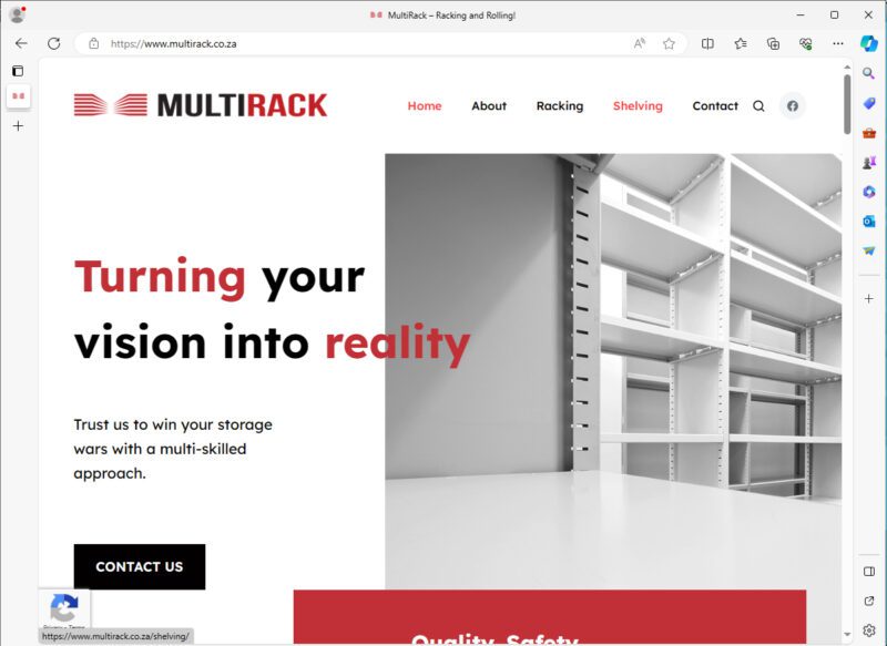 New website for MultiRack – ::pixelmagic::